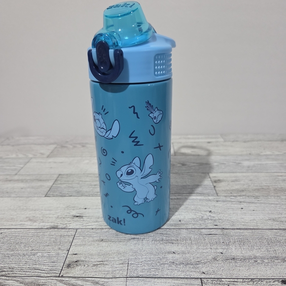 Disney | Dining | Disney Zak Stitch Water Bottle With Flip Lid | Poshmark